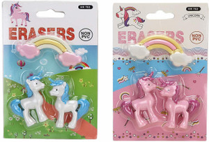 Flipkart.com | Spocco ®Unicorn Rainbow Eraser Character Eraser Unicorn ...