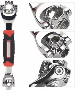 SONANI Multi-Function Socket Wrench, 48 Tools In One with 360 Degree Rotating Head, Tiger Wrench ...