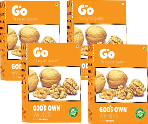 Go Organic Light Broken Walnuts kernels 1 Kg (Pack of 4) Each 250gm Walnuts Price in India - Buy ...
