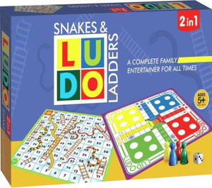 JMD Creation Snakes & Ladders And Ludo Board Game Party & Fun Board Game - Snakes & Ladders And ...