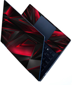 Dzazner Premium Vinyl Hd Printed Easy To Install Full Panel Laptop Skin Sticker Stretchable