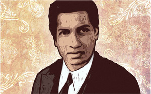Srinivasa Ramanujan Mathematician Wall Poster For Room With Gloss ...