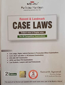 Recent & Landmark Case Laws 2021: Buy Recent & Landmark Case Laws 2021 by Samarth Agarwal at Low ...