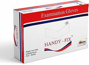 Handy-Fix Multipurpose Powdered Smooth Latex Gloves Latex Surgical Gloves Price in India - Buy ...