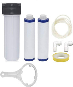 Domnicks by domnicks Polypropylene 10" Plastic Grey Classic Pre Filter Housing with 2 Pcs. 9 ...