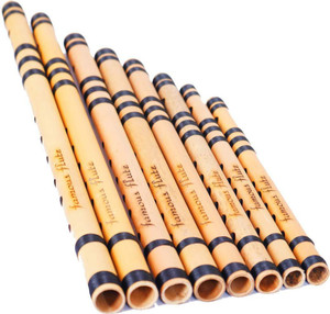 Famous Flute 8 pc. Natural Bamboo Flute indian Bansuri Set Bamboo Flute Price in India - Buy ...