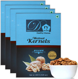 Dry.Mart Kashmiri 1 KG Premium Fresh Walnut Kernels/Walnuts without Shell/Akhrot Giri, Healthy ...