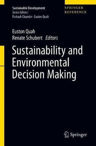 Sustainability and Environmental Decision Making: Buy Sustainability ...