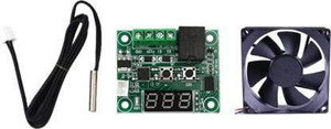Diktmark W1209 12V DC Digital Temperature Controller Board With 3" inch fan for incubator ...