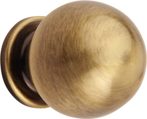 Hobknobs Ball Antique Brass Cabinet/Drawers Wardrobe Kitchen Pull Handle Knob Brass Cabinet/Draw ...