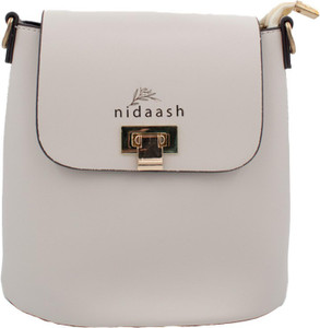Nidaash Beige Sling Bag Beige Bucket Sling Bag Beige - Price in India | Flipkart.com