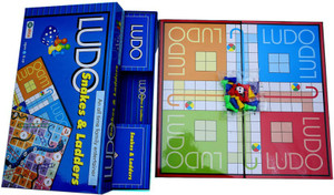 mohini collection Ludo Snakes & ladders Party fun board game Board Game Accessories - Ludo ...