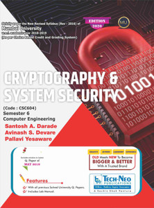 Cryptography And System Security MU Sem 6 Computer Mumbai University: Buy Cryptography And ...