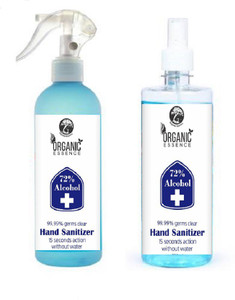 Organic Essence Alcohol Based Spr Ay On Top ML PIECE Hand Sanitizer Pump Dispenser