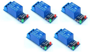 limitless products Pack oF 5 Single Channel 5V 10A Relay Control Board Module with Optocoupler ...