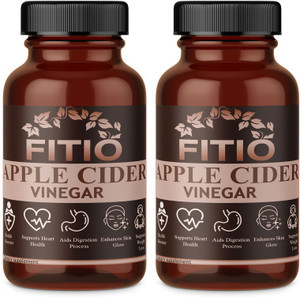 FITIO Apple Cider Vinegar Capsules (Pack Of 2) Premium Price in India - Buy FITIO Apple Cider ...