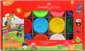 FABER-CASTELL 12 MODELLING DOUGH 50 G 37 08 12 Art Clay Price in India - Buy FABER-CASTELL 12 ...