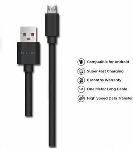 ICCON Micro USB Cable 10 m MDC 01 - ICCON : Flipkart.com