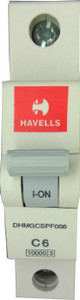 HAVELLS C series SP MCB 6A MCB Euro 2 DHMGCSPF006 MCB Price in India - Buy HAVELLS C series SP ...