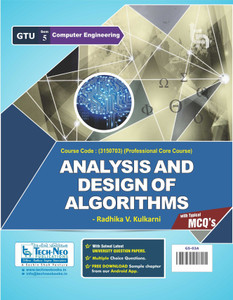 Analysis And Design Of Algorithms (Includes Typical MCQ's) For GTU Sem 5 Computer Course Code ...