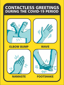 WALLPIK Contactless Greetings – No Hand Shake - Coronavirus Safety ...