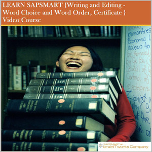 SAPSMART {Writing and Editing - Word Choice and Word Order, Certificate ...