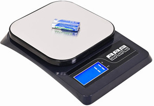 Qozent Digital Kitchen Weighing Machine Multipurpose Electronic Weight Scale with Backlit LCD ...