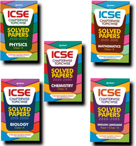ICSE Chapterwise Topicwise Solved Papers ( Physics, Chemistry, Mathematics, Biology, English ...