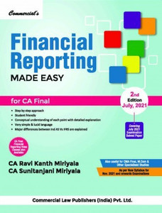 Financial Reporting Made Easy (For CA Final) 2nd edition July 2021: Buy Financial Reporting Made ...