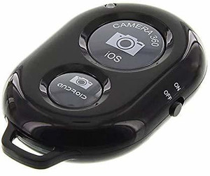 ZEBROX Bluetooth Remote Controller Shutter Button for Selfie Click & Portable for iOS, Android ...