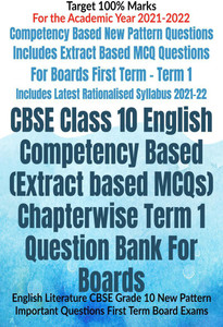 CBSE Class 10 English Competency Based Extract Based MCQs Chapterwise