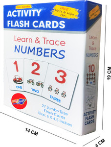 Planet of Toys Learn and Trace Numbers Activity Flash Cards (Numbers ...