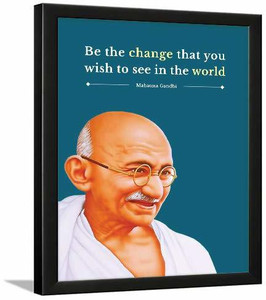 Mahatma Gandhi Quotes Wall Frame | Mahatma Gandi Wall Poster ...