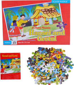 Toyvala HANSEL and GRETEL Tempting Story Jigsaw Fun Learning Having 108 ...