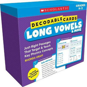 Decodable Cards: Long Vowels & More: Buy Decodable Cards: Long Vowels ...