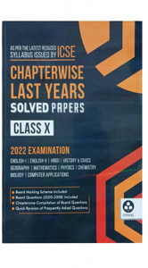 ICSE Chapterwise Last Years Solved Papers Class-10: Buy ICSE Chapterwise Last Years Solved ...
