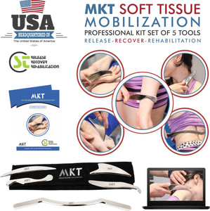 MKT Healthcare Innovation MKTST009 MKT Metallic Silver Set of 5 Professional Kit – versatile ...