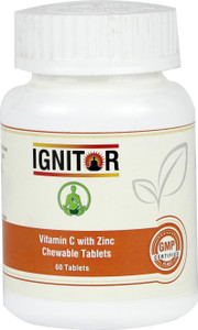 IGNITOR Vitamin C Chewable Tablets with Zinc (60 Tablets) Price in India - Buy IGNITOR Vitamin C ...