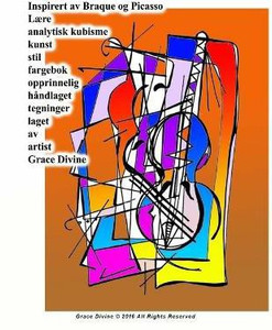 Inspirert AV Braque Og Picasso L re Analytisk Kubisme Kunst Stil Fargebok Opprinnelig H ndlaget ...