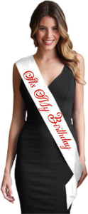 GIFTOPEDIA INDIA ITS MY BIRTHDAY SASH - WHITE(RED) Price in India - Buy GIFTOPEDIA INDIA ITS MY ...