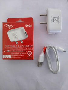 itel 1 A Wall Charger for Mobile with Detachable Cable - itel : Flipkart.com