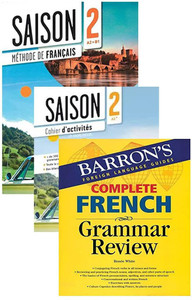Saison 2-A2+ Livre De L’Élève + Cahier D’Activités+Barron’s Complete ...