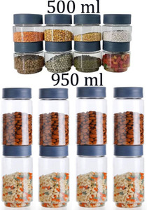 Solomon Plastic Grocery Container - 500 ml, 950 ml Price in India - Buy Solomon Plastic Grocery ...