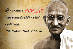 Mahatma Gandhi Ji Poster For Decoration|Poster For Corridors, Cupboards ...