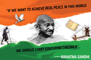 Mahatma Gandhi Ji Poster|Education Wall Poster For Decoration|Poster ...