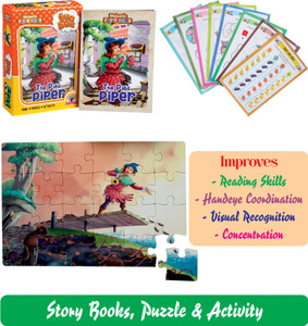 THE BOOK TREE FUN BOX WITH PUZZLE GAME , STORY BOOK( FAIRY TALE AND ...