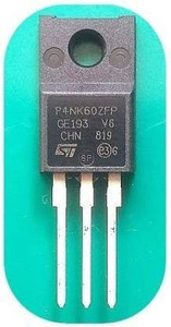 RTstore 1 PCS OF P4NK60ZFP,4N60, N-CHANNEL MOSFET,4A,600V,TO-220 Electronic Components ...