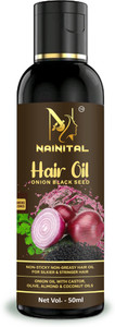 Nainital Black Seed Onion Hair Oil For Regrowth Hair(50ML) Hair Oil - Price in India, Buy ...
