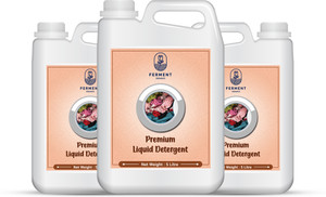 FERMENT ORGANICS Premium Liquid Detergent 15 Ltr (Pack of 3) Floral Liquid Detergent Price in ...