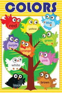 Colors Poster|Kids Educational Poster For Wall|Poster For Play School ...